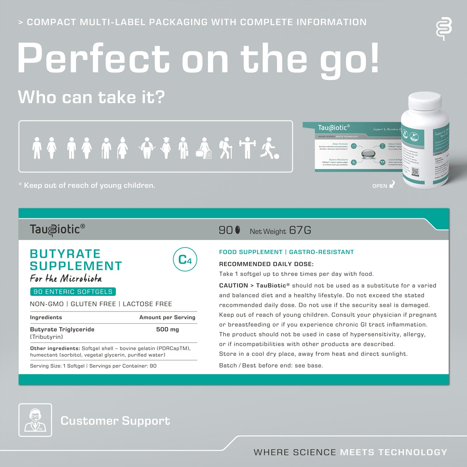 TauBiotic® Butyrate to reconnect your Microbiota | RedoxBox